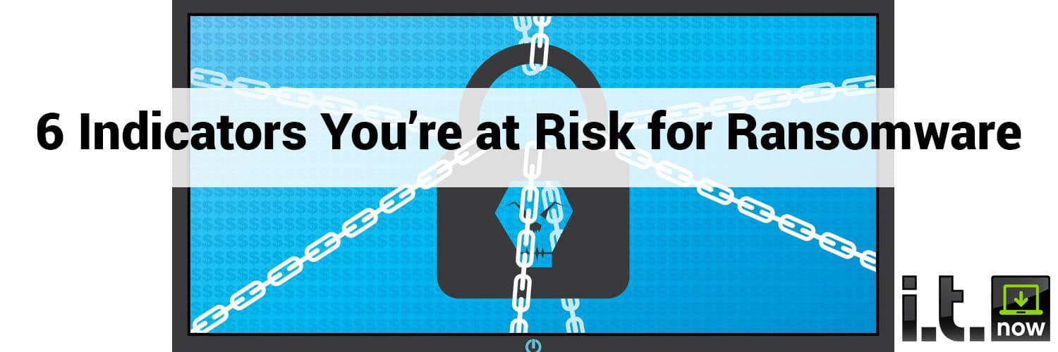 6 Indicators You’re at Risk for Ransomware | Network Security